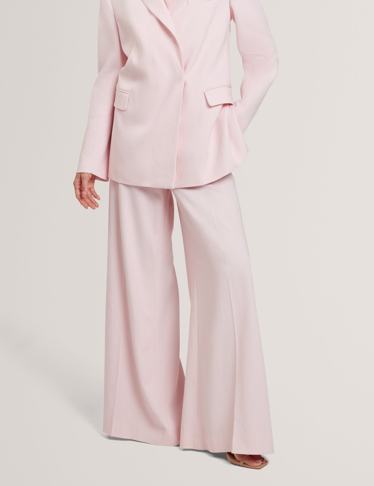 Peyat Tailored Wide Leg Trouser Lt-Pink